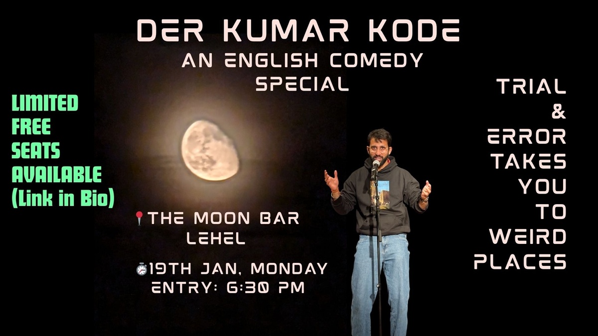 Der Kumar Kode: An English Comedy Special on 19.01.2026 in München ...