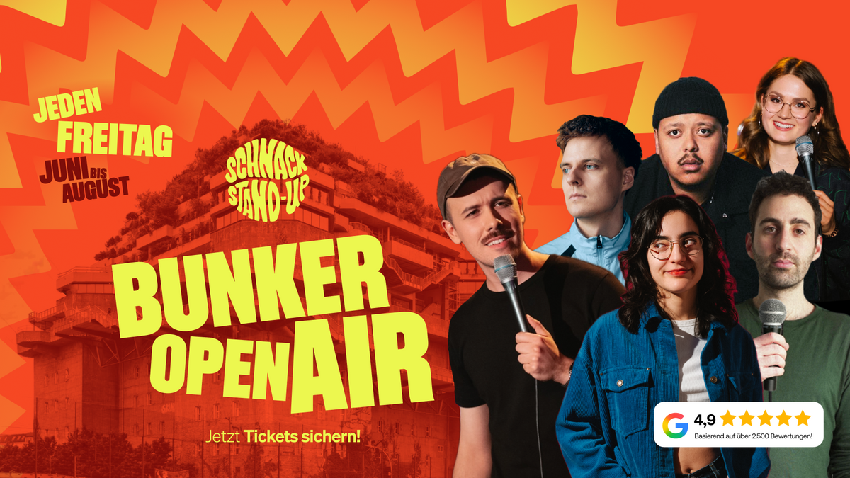 SCHNACK Stand-Up Comedy: BUNKER Open Air on 19.06.2026 in Hamburg ...
