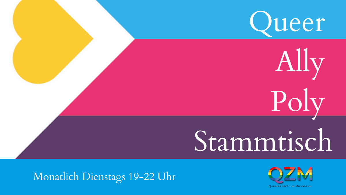 Queer Ally Poly Stammtisch on 21.04.2026 in Mannheim - Rausgegangen ...