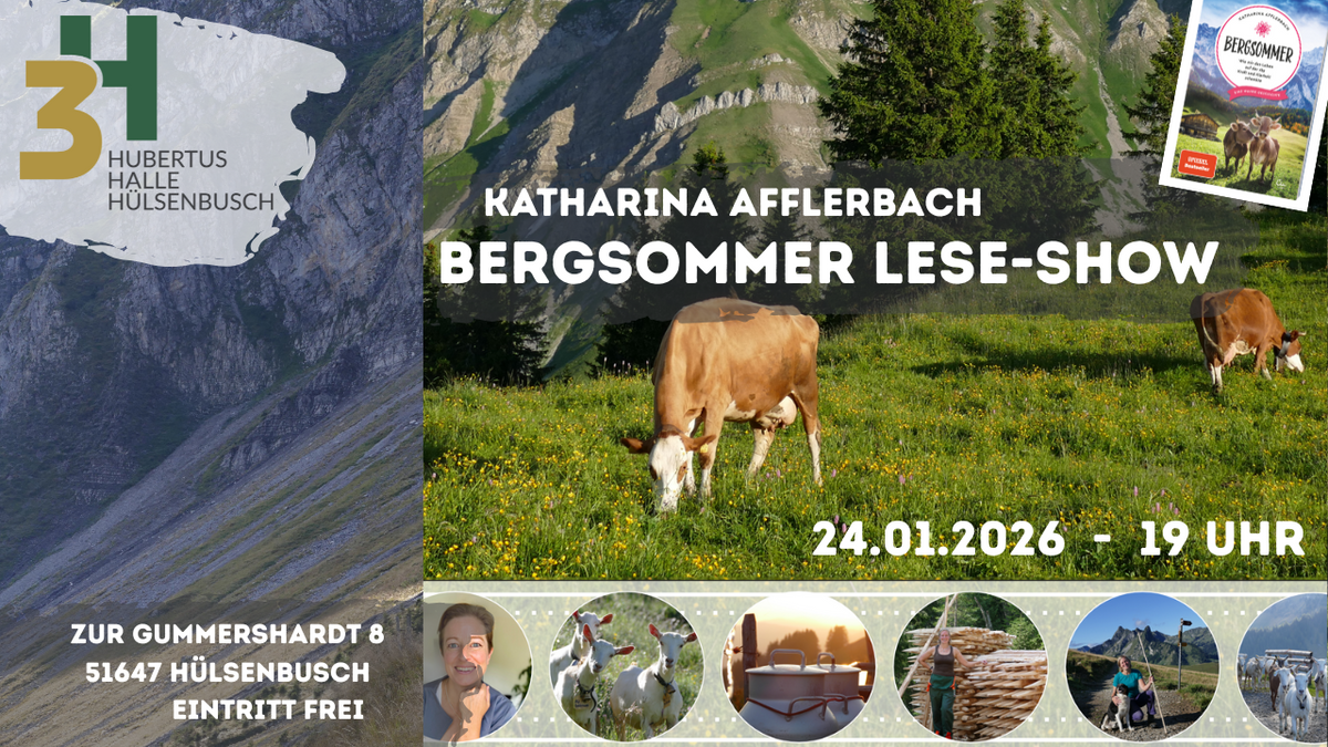 Bergsommer Lese-Show on 23.01.2026 in Gummersbach - Rausgegangen ...