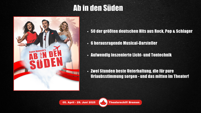 Theaterschiff Bremen in Bremen | Alle Events, Termine & Tickets ...