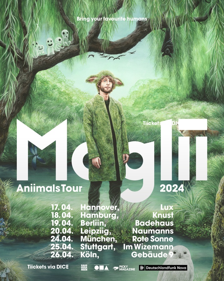 VERLOSUNG: Moglii - Aniimals Tour 2024 - Rausgegangen Hamburg