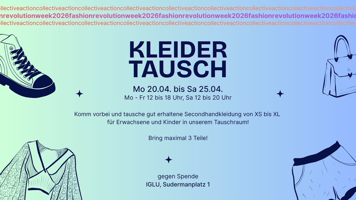 Offener Kleidertausch (Fashion Revolution Week 2026) on 25.04.2026 in ...