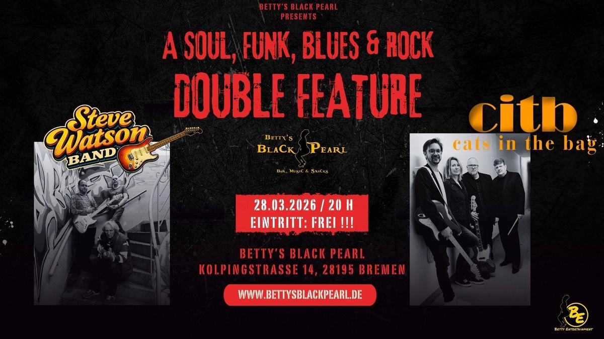 DOUBLE FEATURE: Steve Watson Band / Cats in the bag - Soul, Funk, Blues ...