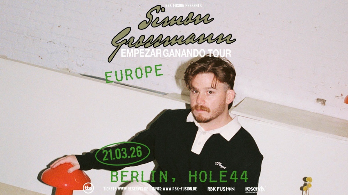 VERLOSUNG: Simon Grossmann | Europa-Tour 2026 | Berlin - Rausgegangen ...