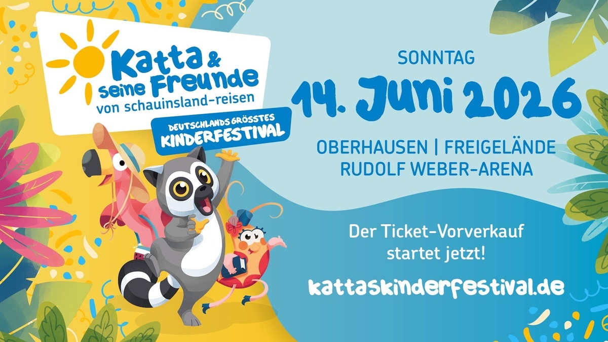 Katta & seine Freunde I Deutschlands Größtes Kinderfestival am 14.06. ...