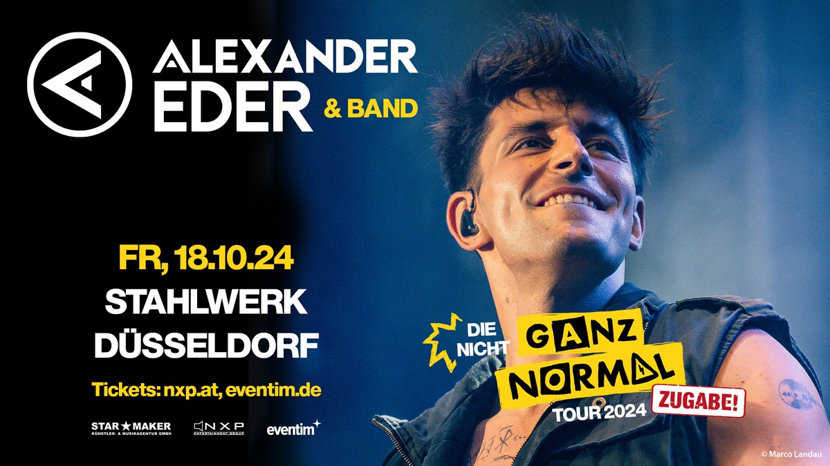 Alexander Eder & Band - Die nicht GANZ NORMAL Tour 2024 - Rausgegangen ...