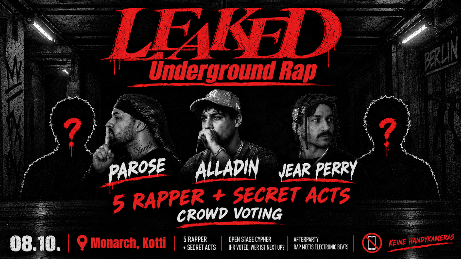 Leaked - Underground Rap II Session 03 on 08.10.2026 in Berlin ...