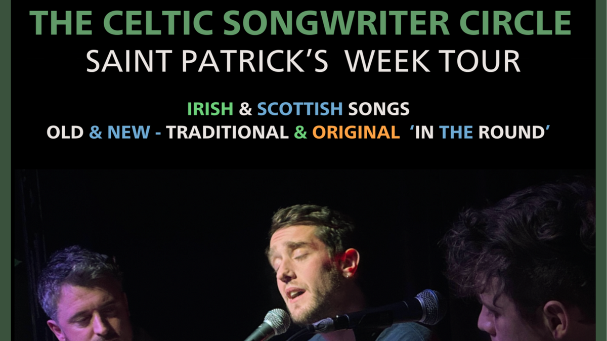 THE CELTIC SONGWRITER CIRCLE saint patrick's week tour live at BAR BOBU ...