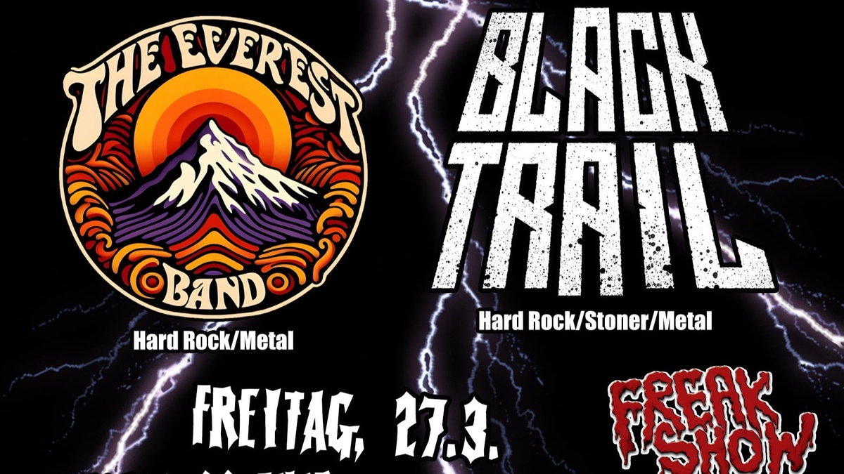 THE EVEREST BAND + BLACK TRAIL am 27.03.2026 in Essen - Rausgegangen Essen