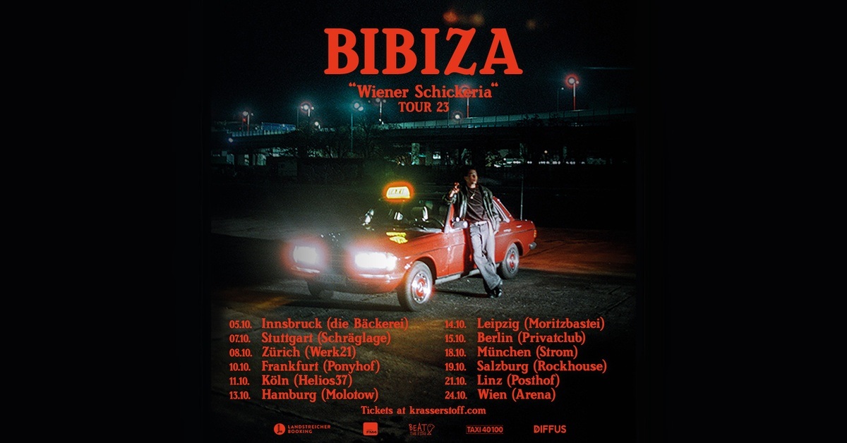 Ausverkauft | Bibiza • Wiener Schickeria Tour 2023 - Rausgegangen Berlin